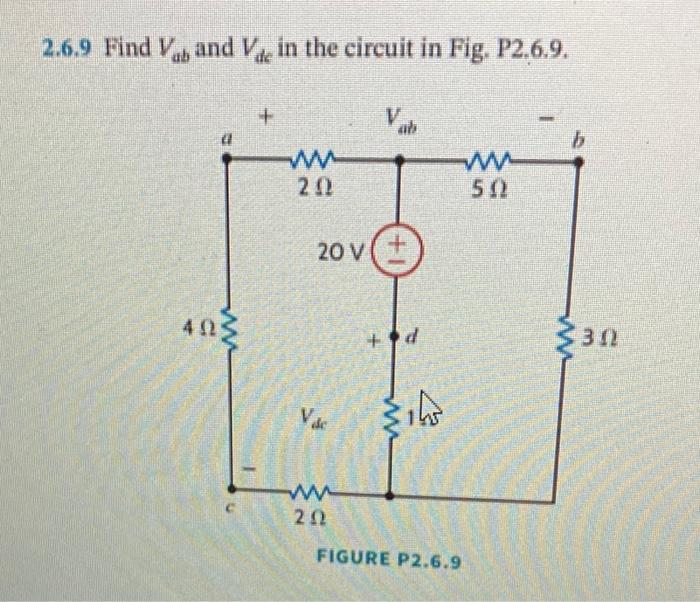 Solved 2.5.4 Find RAB in the circuit in Fig. P2.5.4. FIGURE | Chegg.com