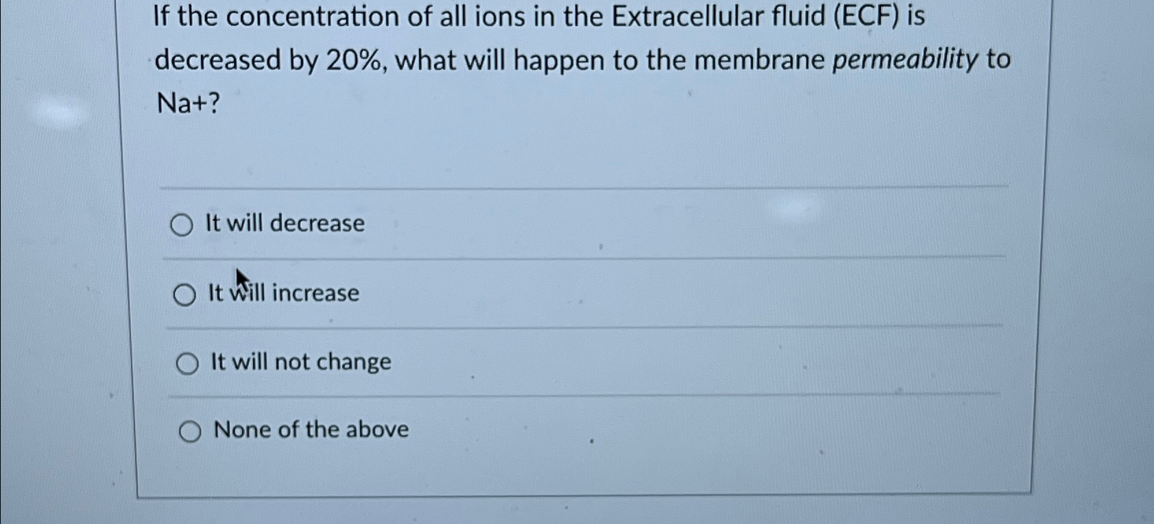 Solved If the concentration of all ions in the Extracellular | Chegg.com