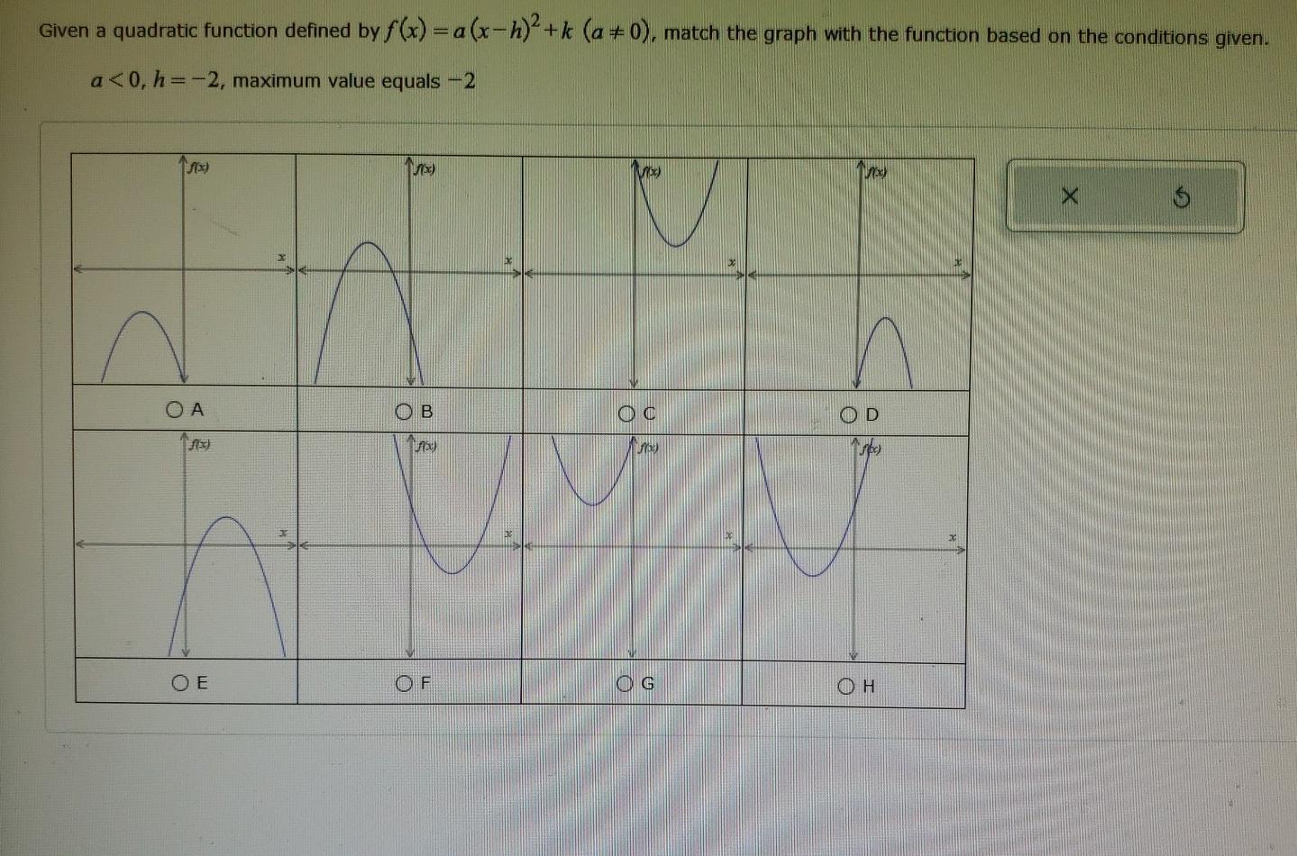 Solved Given a quadratic function defined by f(x) = a | Chegg.com