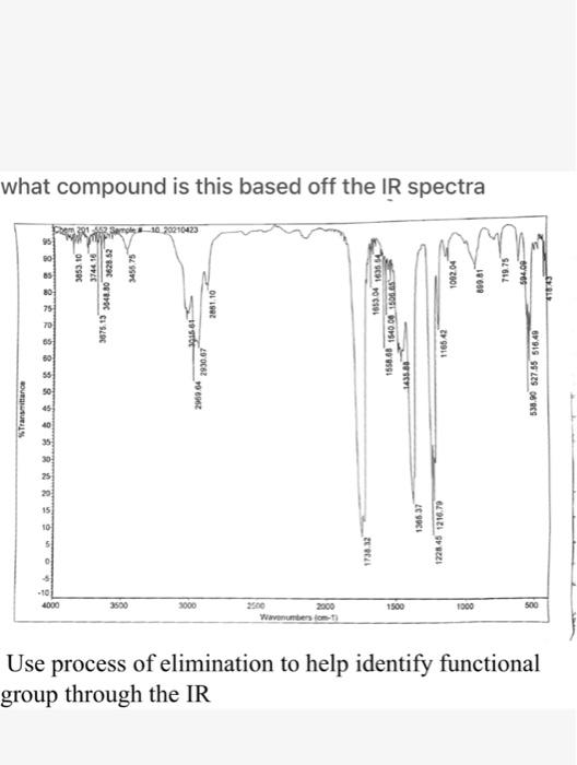 Solved based on this IR spectrum, Is this a 1.) hexyl | Chegg.com