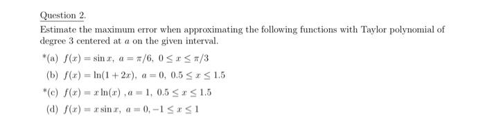 Solved Advanced Calc Help! Please answer parts A AND C! Will | Chegg.com