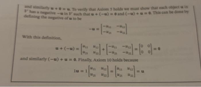 Let V=R2 and define addition and scalar | Chegg.com