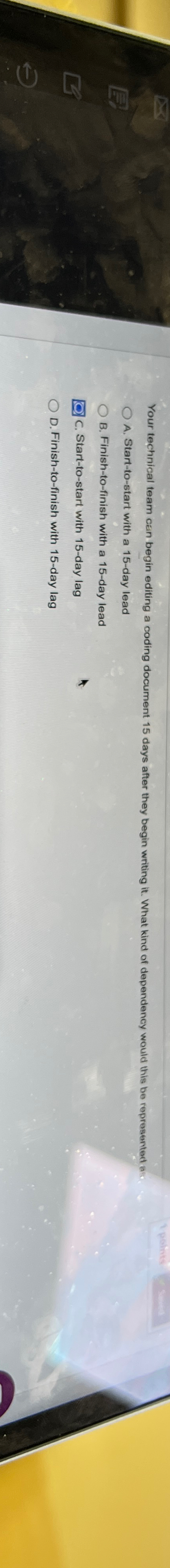 Solved Your technical team can begin editing a coding | Chegg.com