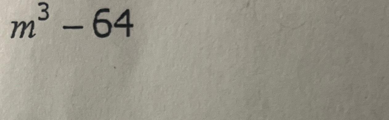 Solved m3-64 | Chegg.com