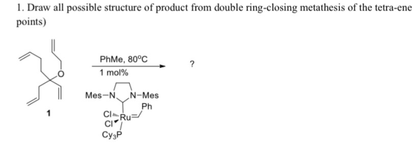 Solved Draw all possible structure of product from double | Chegg.com
