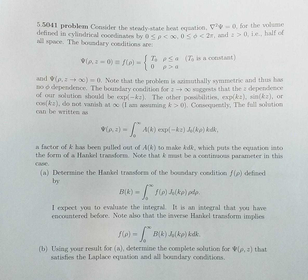 5.5041 problem Consider the steady-state heat | Chegg.com