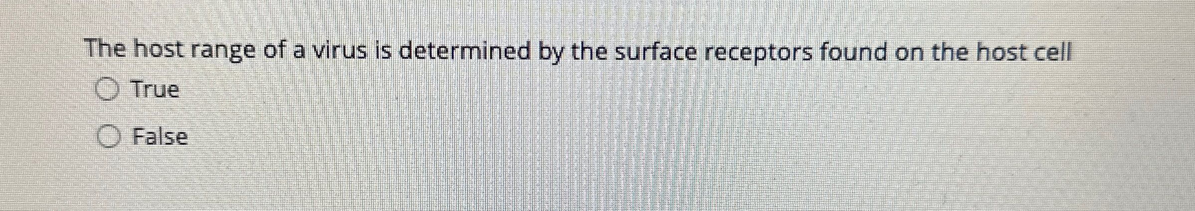 Solved The host range of a virus is determined by the | Chegg.com