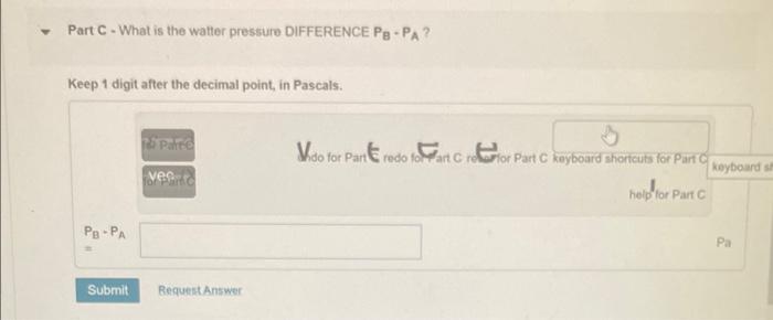 Solved Learning Goal: Pressure vs Depth in a fluid As shown | Chegg.com