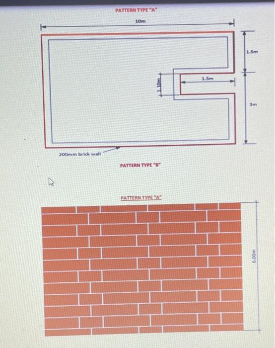 Solved QUESTION 8 The number of bricks for 1m2 of wall with | Chegg.com