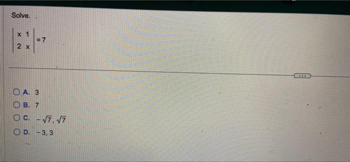 Solved Solve graphically. 2x+y=122x−3y=4 A. (2,−5) B. (−5,2) | Chegg.com