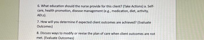Solved The nurse is caring for Jeremiah Saunders, a | Chegg.com