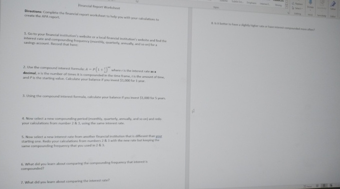 Solved M4 ﻿Assignment: Financial StatementFinancial | Chegg.com