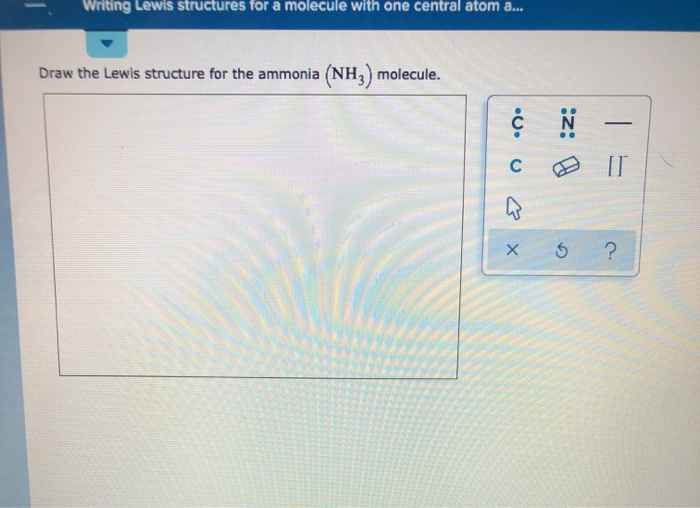 Solved Writing Lewis structures for a molecule with one | Chegg.com