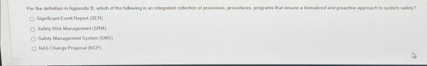 Solved Significant Event Report (SER)Safety Risk Management | Chegg.com