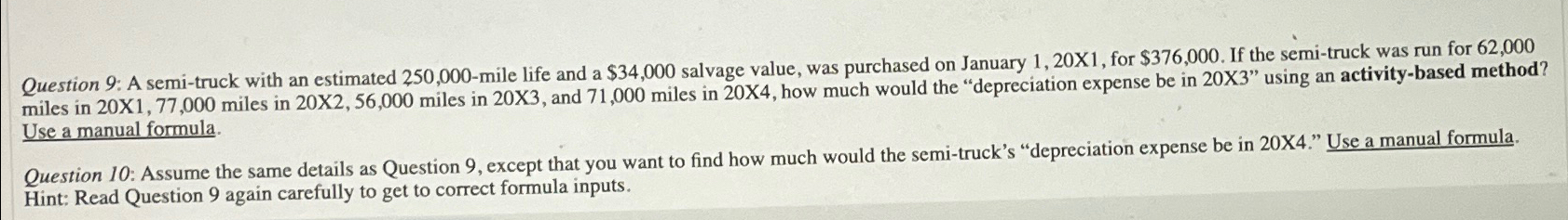 Solved Use EXCEL formular to answer the question since its | Chegg.com