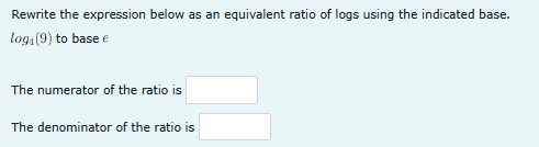 Solved Rewrite the expression below as an equivalent ratio | Chegg.com