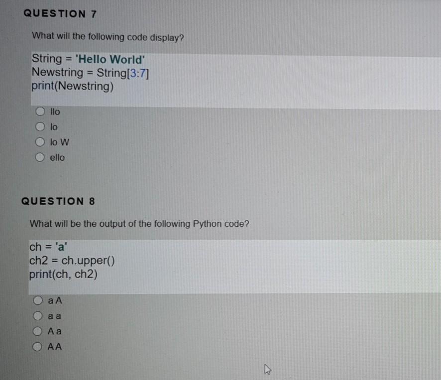 Solved What is the output of the following program? d = | Chegg.com