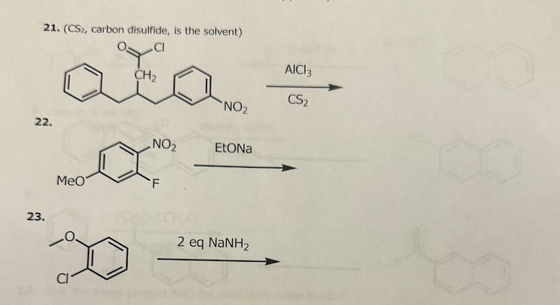 Solved ( CS2, ﻿carbon disulfide, is the solvent) | Chegg.com