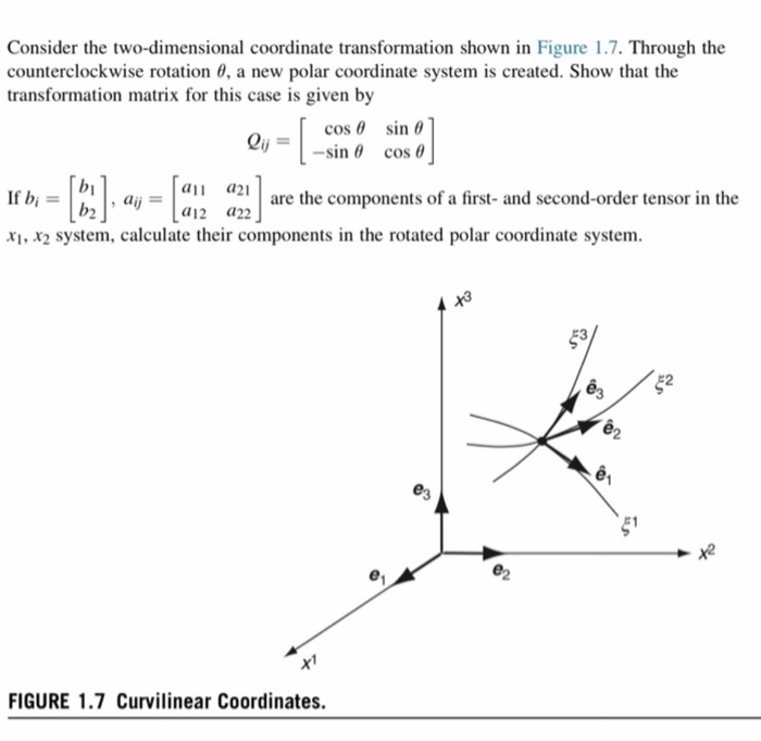Solved Consider the two-dimensional coordinate | Chegg.com