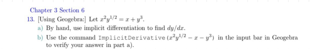 Solved Chapter 3 ﻿Section 613. [Using Geogebra:] ﻿Let | Chegg.com