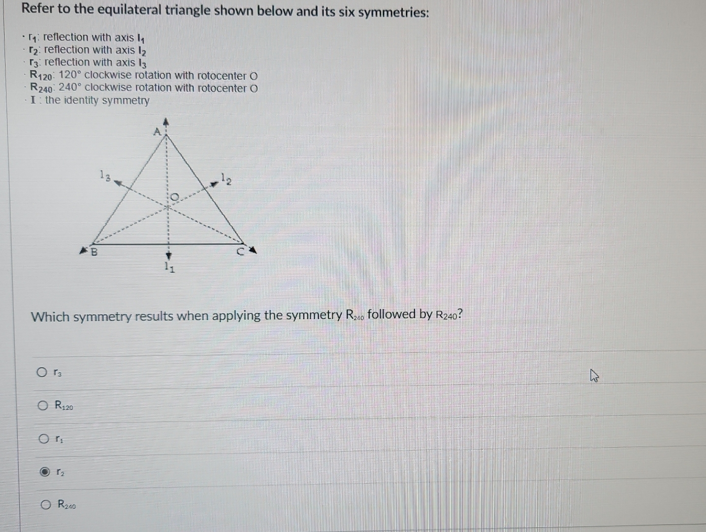Solved Refer to the equilateral triangle shown below and its | Chegg.com