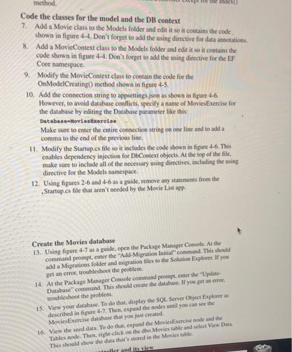 Solved Set up the file structure 1. Create a new ASP.NET | Chegg.com