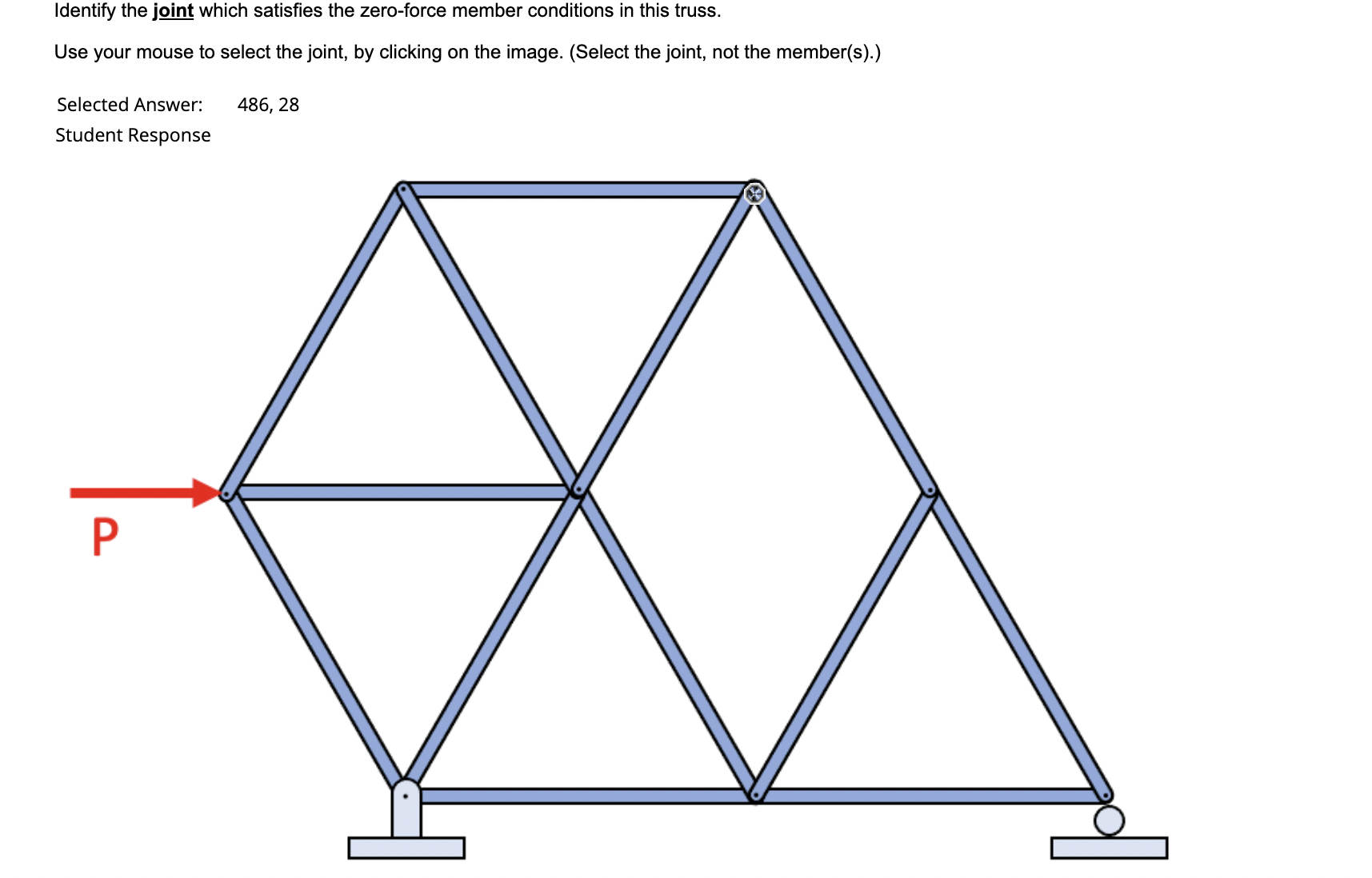 Solved Identify the joint which satisfies the zero-force | Chegg.com