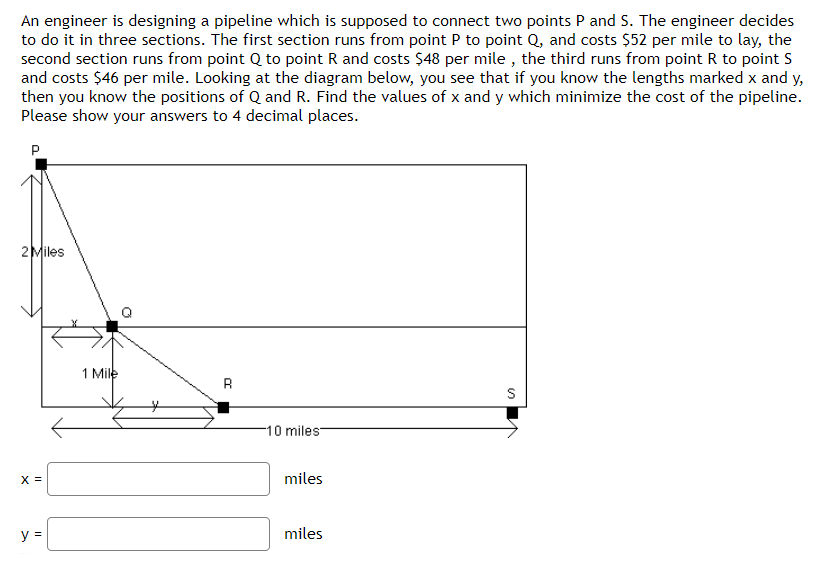 Solved An engineer is designing a pipeline which is supposed | Chegg.com