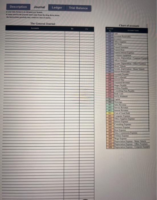 Solved The General Journal | Chegg.com