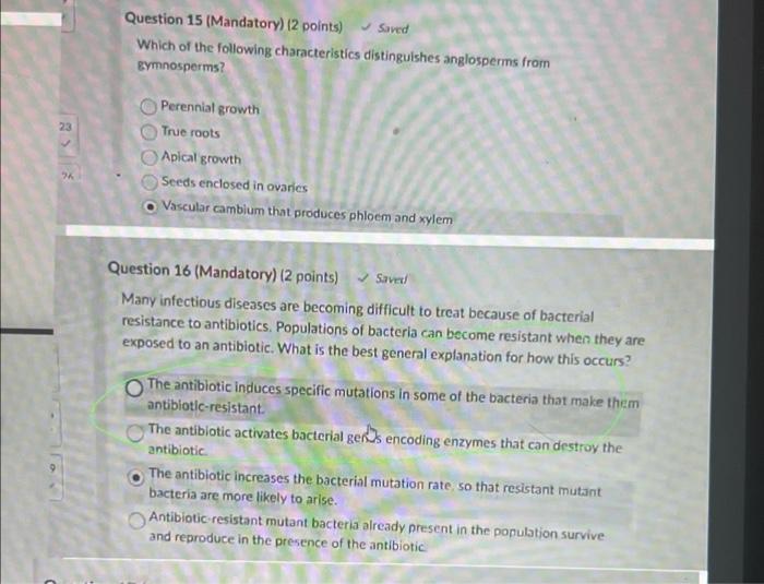 Solved Question 15 Mandatory 2 Points Swed Which Of The