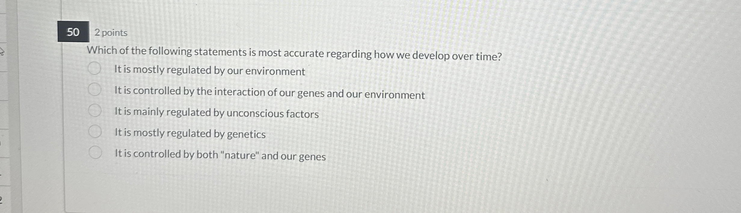Solved Which of the following statements is most accurate | Chegg.com