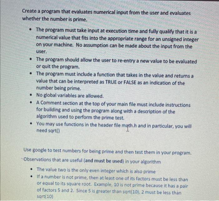 Solved Create A Program That Evaluates Numerical Input From 6970