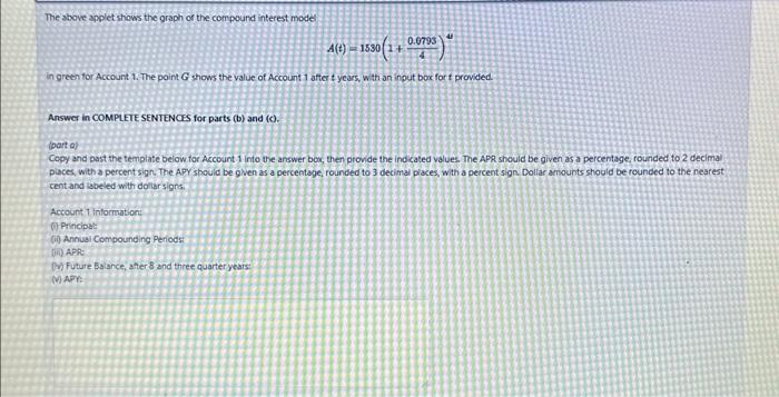 Solved The above applet shows the graph of the compound | Chegg.com