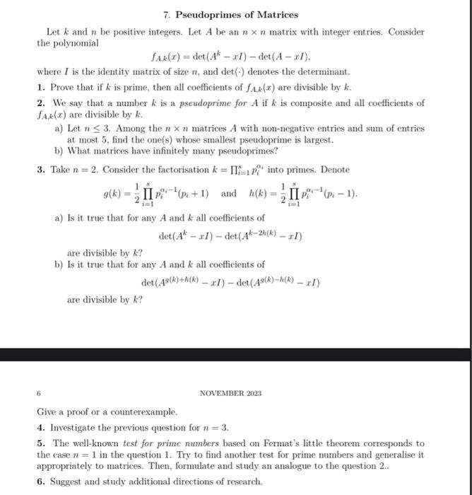 Solved 1. Consider the congruence y2≡x3+m(modn) where m and | Chegg.com