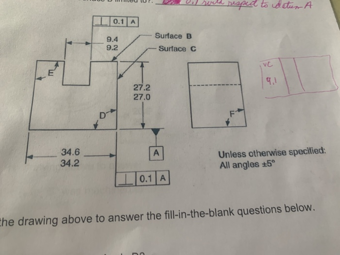 Solved endicularity controls in this drawing? Can an MMC | Chegg.com