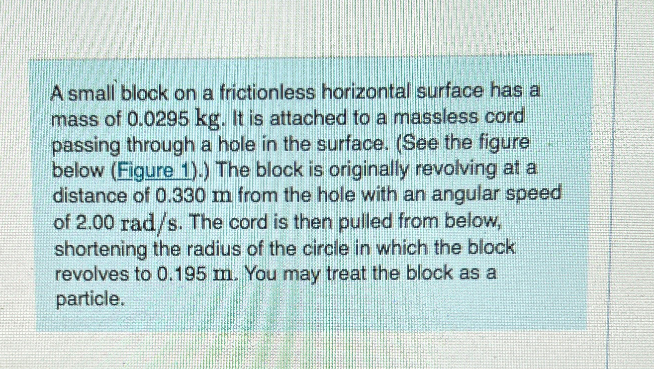 Solved A smali block on a frictionless horizontal surface | Chegg.com