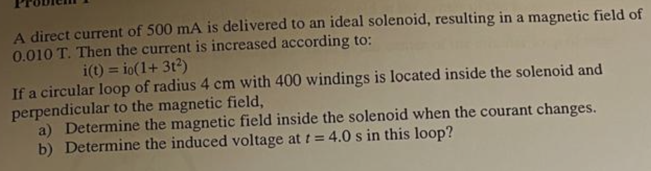 Solved A direct current of 500mA ﻿is delivered to an ideal | Chegg.com