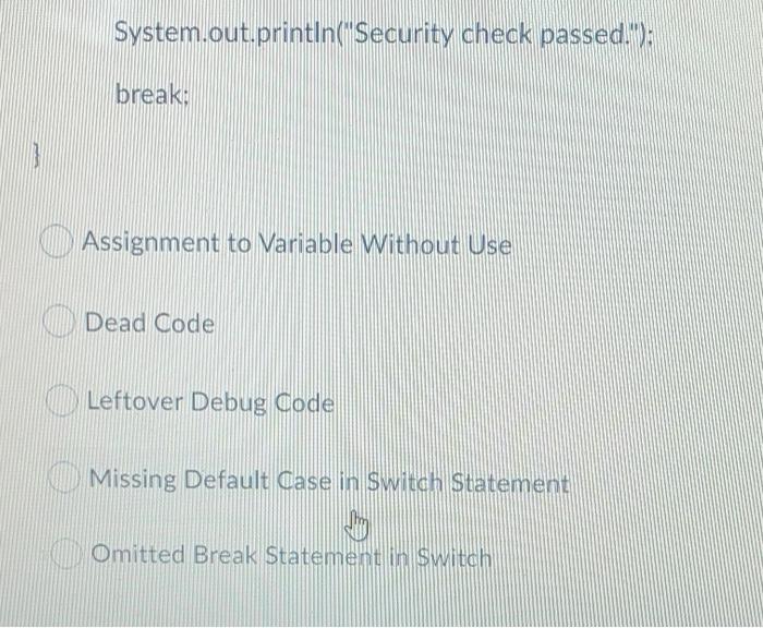 Solved Identify the bad coding practice evident in the code | Chegg.com