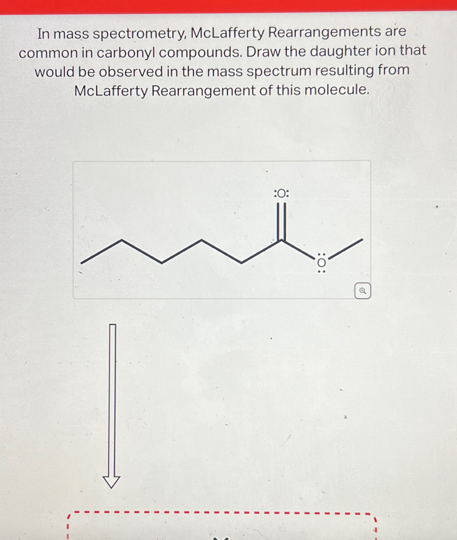 In mass spectrometry, McLafferty Rearrangements are | Chegg.com