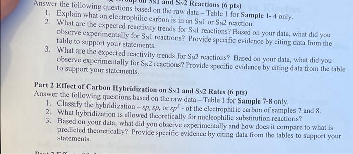 Answer the following questions based on the raw data | Chegg.com