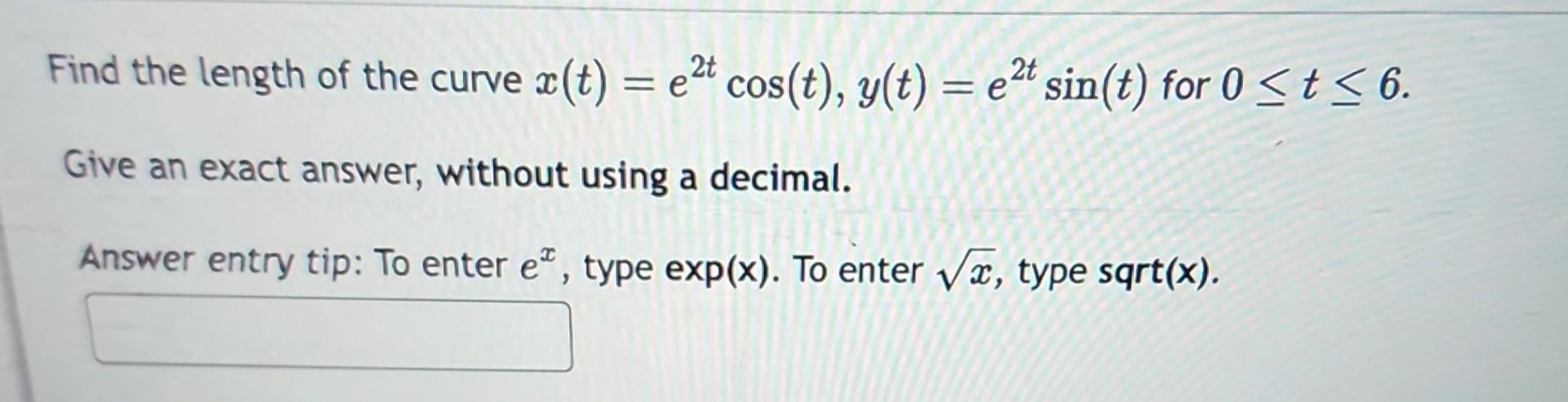 Solved Find the length of the curve | Chegg.com