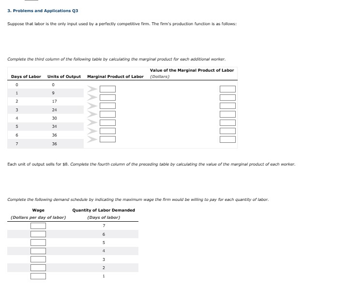 Solved 3. ﻿Problems and Applications Q3 ﻿Suppose that labor | Chegg.com