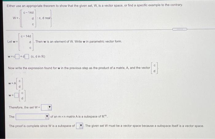 Solved Either use an appropriate theorem to show that the | Chegg.com