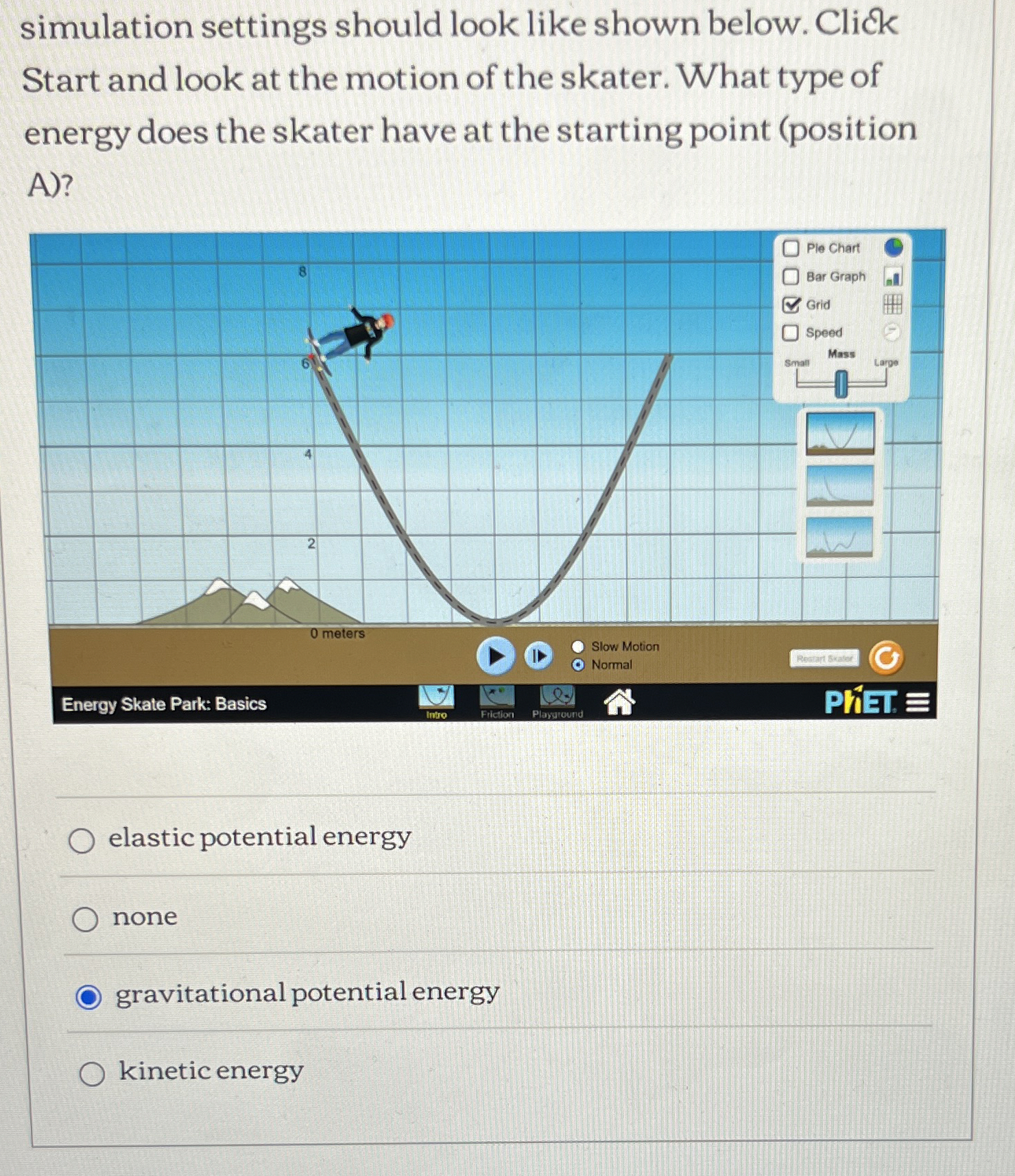 Solved simulation settings should look like shown below. | Chegg.com