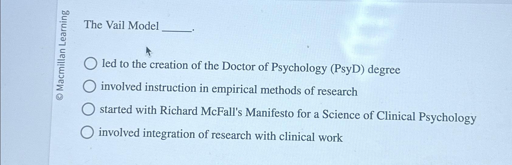 Solved ∞(E)∞ ﻿The Vail Modelled to the creation of the | Chegg.com