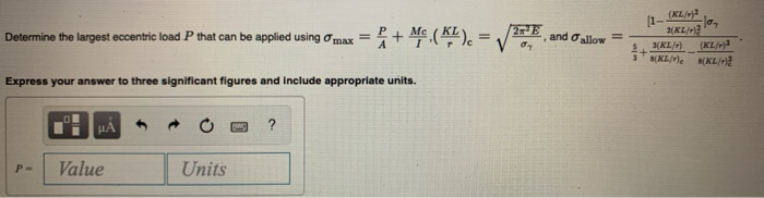 Solved The W8 X 15 wide-flange A-36 steel column is assumed | Chegg.com