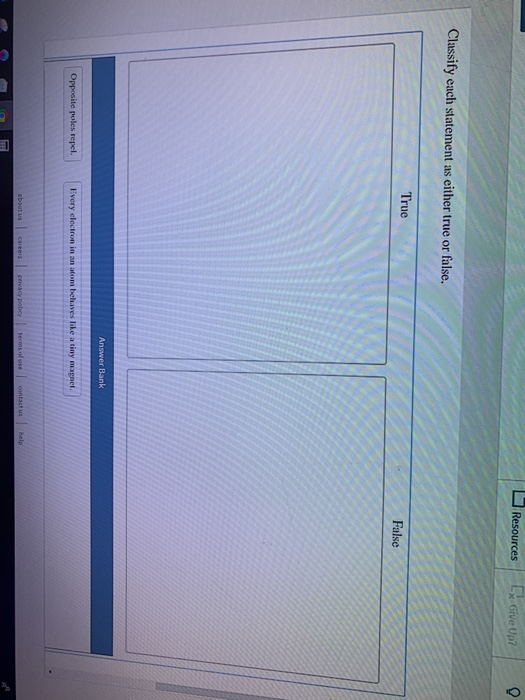 Solved Resources Give Up7 Classify each statement as either | Chegg.com