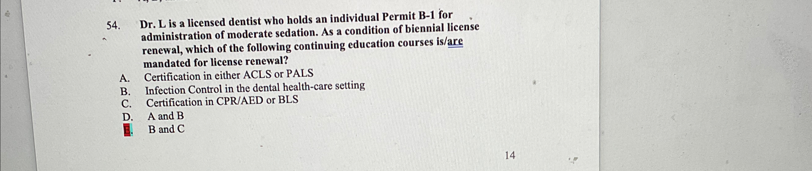 Solved Dr. ﻿L is a licensed dentist who holds an individual | Chegg.com