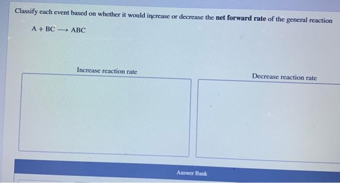 Solved Classify each event based on whether it would | Chegg.com