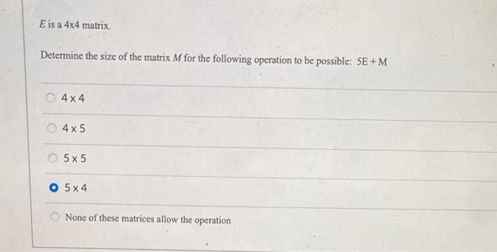 Solved a. What are the values of a and c in the given matrix | Chegg.com